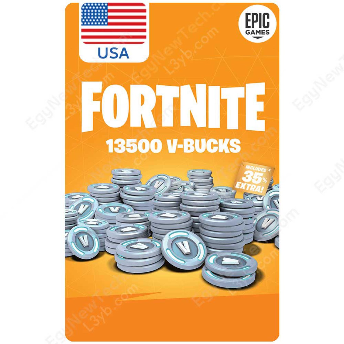 Epic Games $100 USA Fortnite 13,500 V-Bucks - PC Epic Games - Digital ...